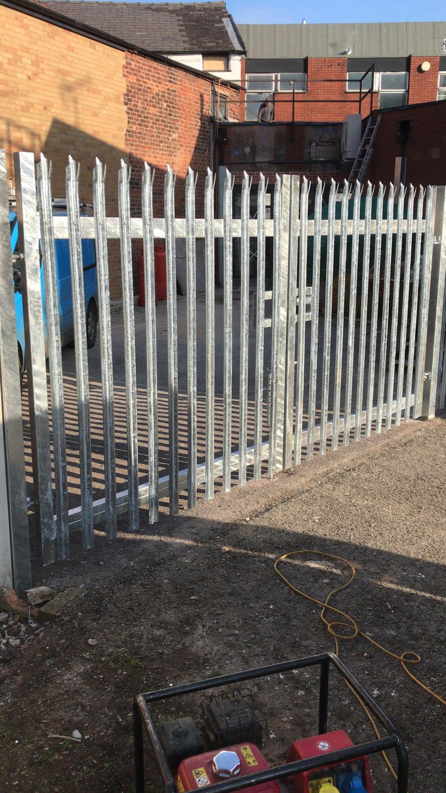 Palisade Gates Fitted in Alsager, Stoke-on-Trent | Almec Fencing