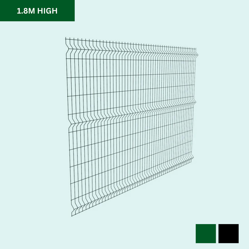 1.8m High V-Defence Mesh Panels